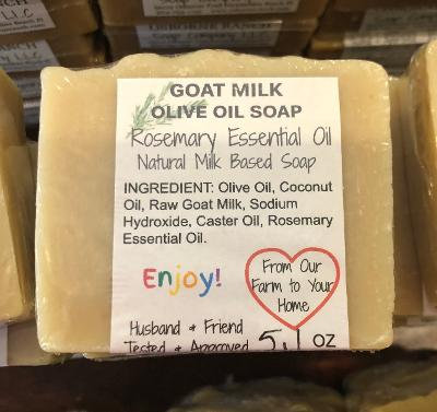 GOAT MILK Olive Oil Soap With Fresh Goat Milk From Our Farm, Hand ...