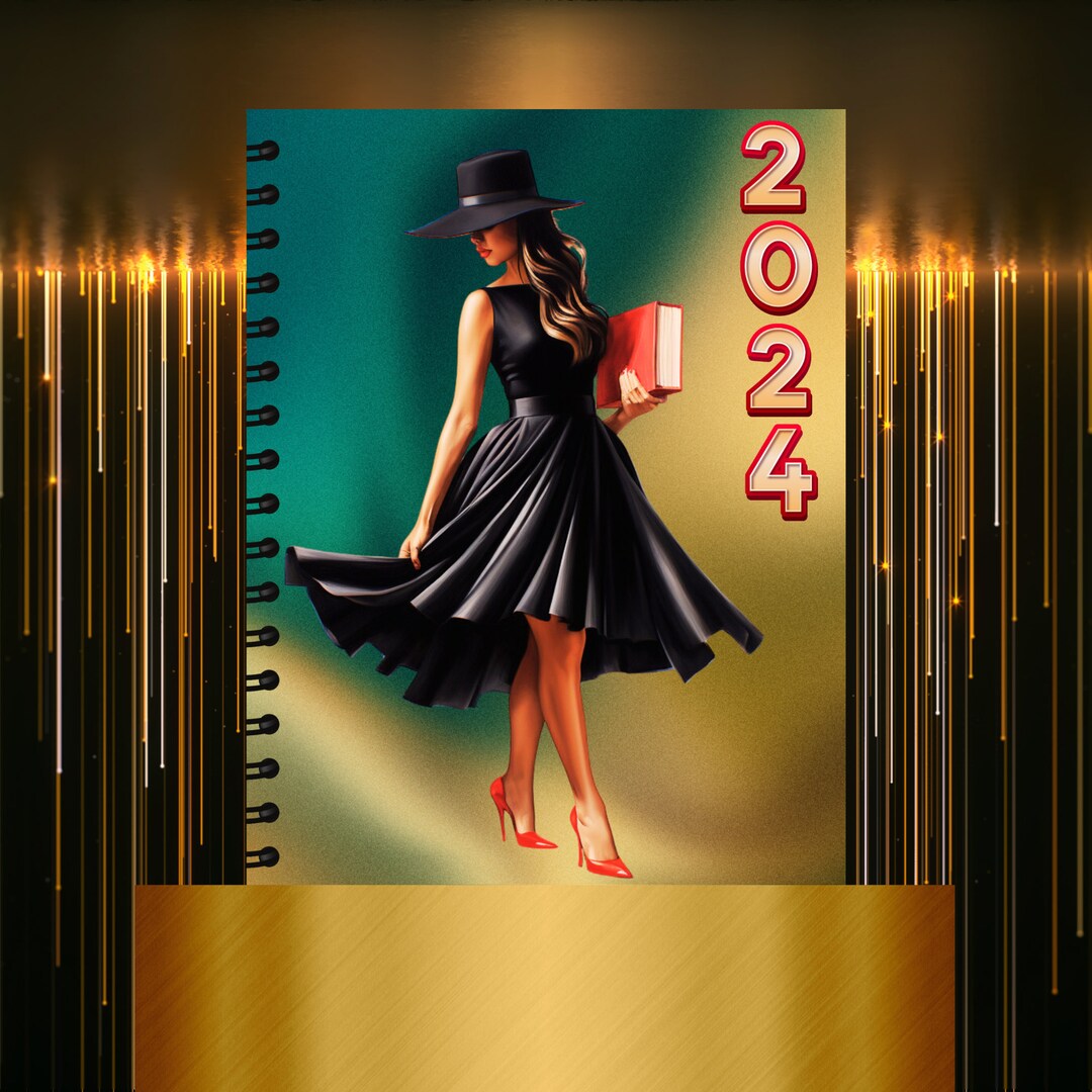 2024 Girl on a Mission Notebook Spiral Bound Woman Journal - Etsy
