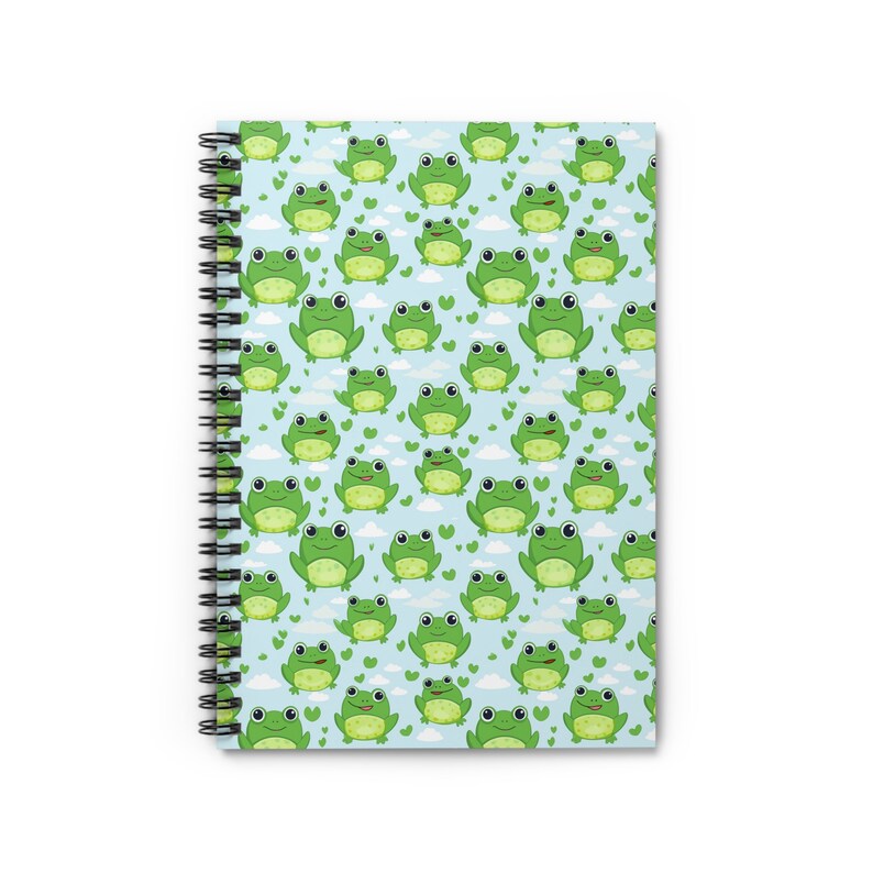 Silly Frogs Spiral Notebook, Amphibians, Gift for Teacher, Fall Term ...