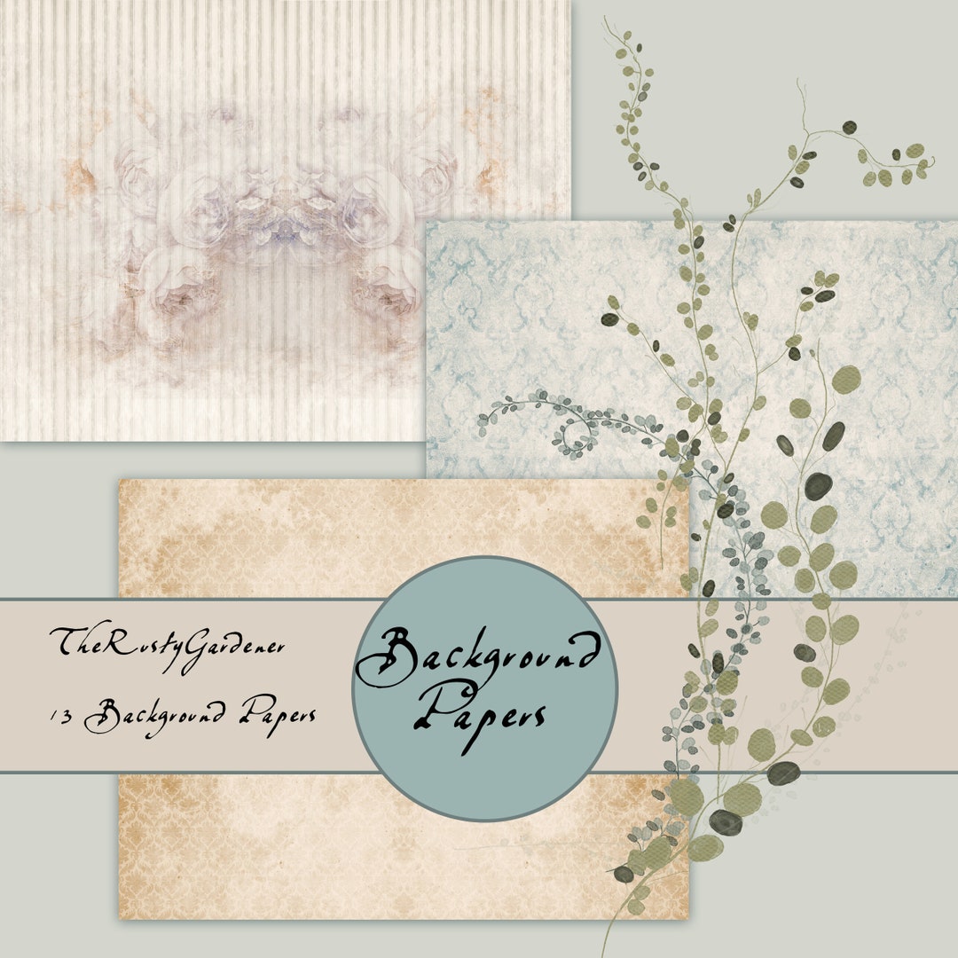Digital Background Pages for Junk Journals - Etsy