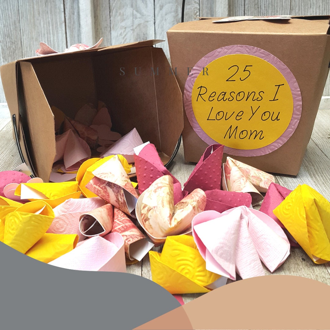 25 Reasons Why I Love You Mom, Mothers Day, Birthday, Just Because - Etsy