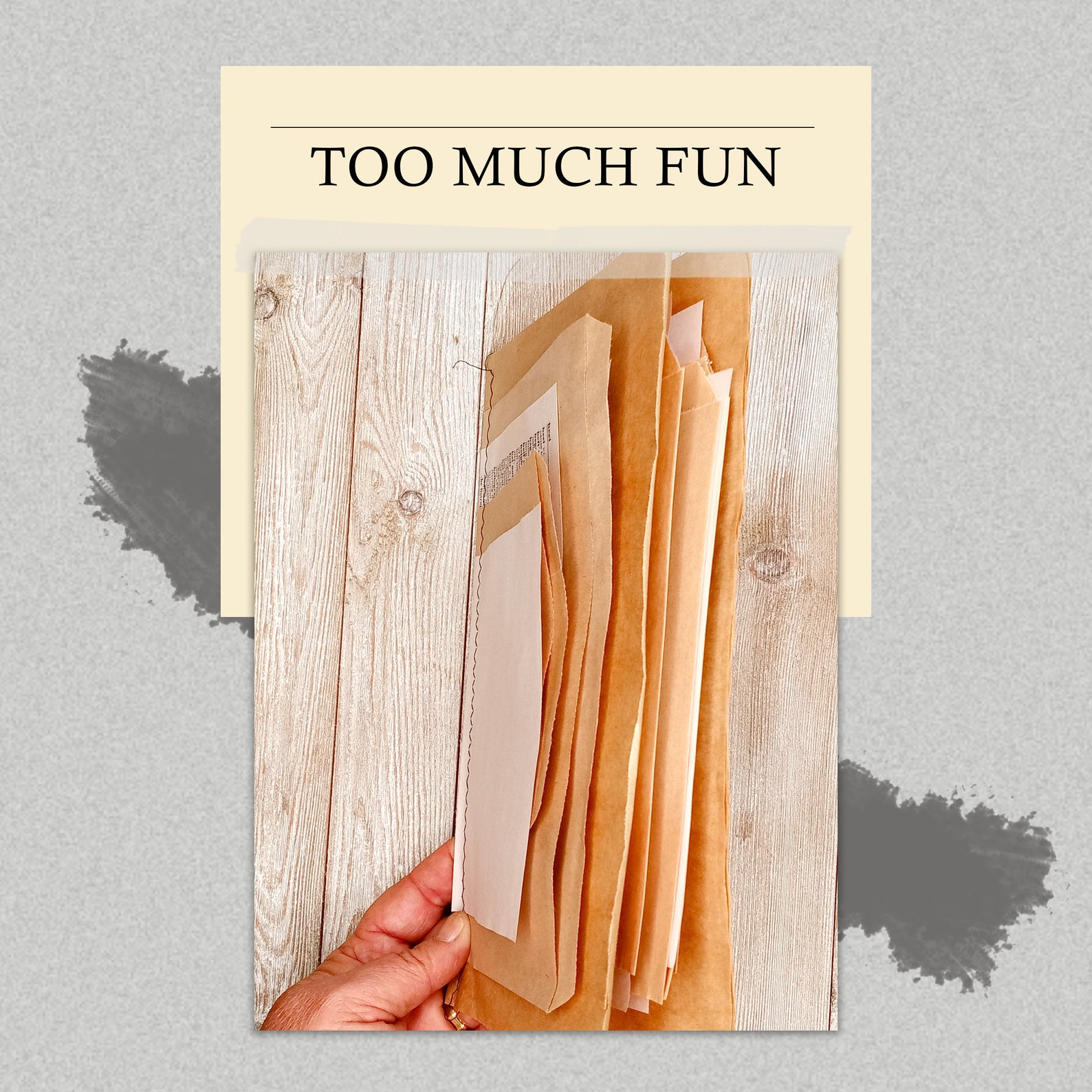 Empty Paper Bag Journal Blank Junk Journal Ready for You to - Etsy