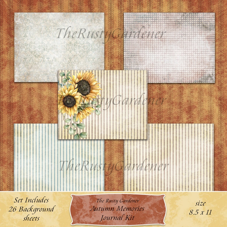 Printable Autumn Memories Journal, Junk Journal, Digital Download ...