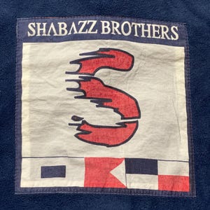Vintage Shabazz Brothers Colorful Re Blue Full Zip Fleece Sweatshirt ...