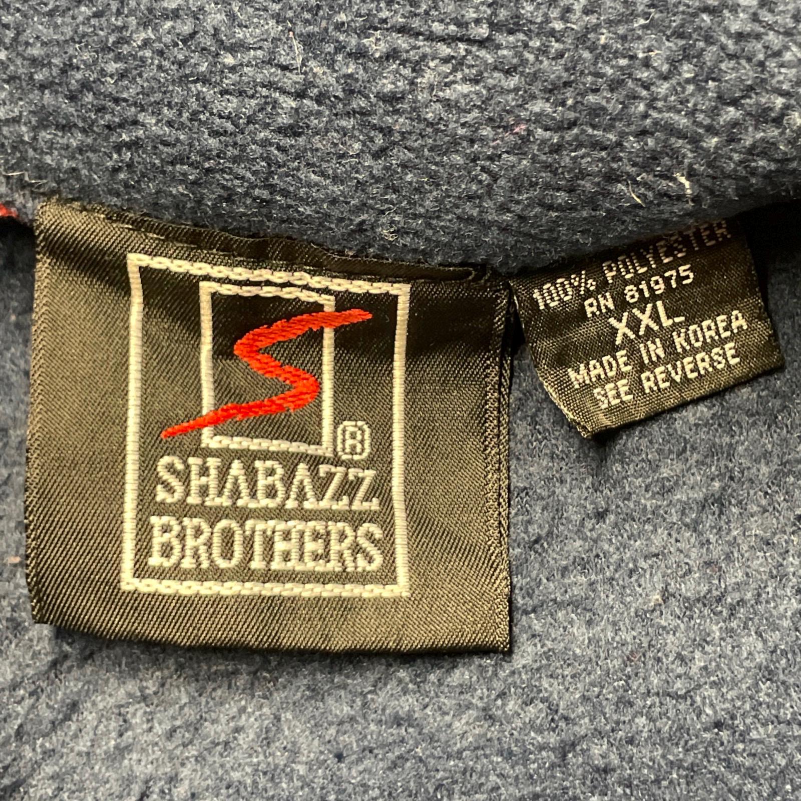 Vintage Shabazz Brothers Colorful Re Blue Full Zip Fleece Sweatshirt ...