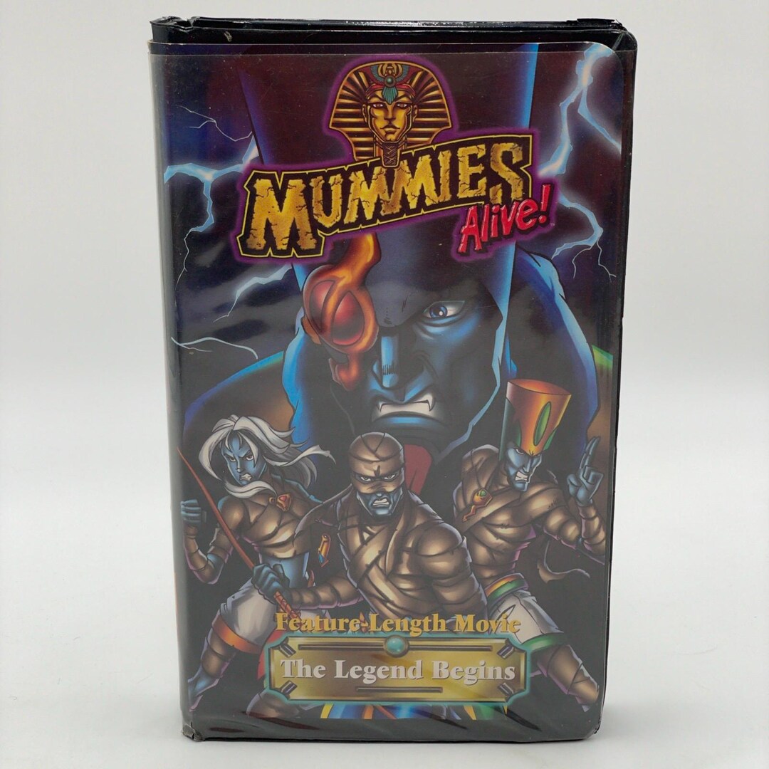Vintage Mummies Alive VHS the Legend Begins Clamshell 1998 DIC Movie ...