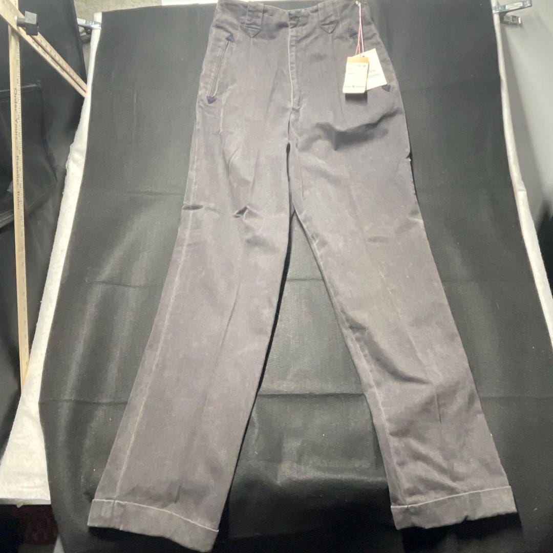 Rare 80s VTG Polo Ralph Lauren Pleated Cotton Pant Made in USA Black ...