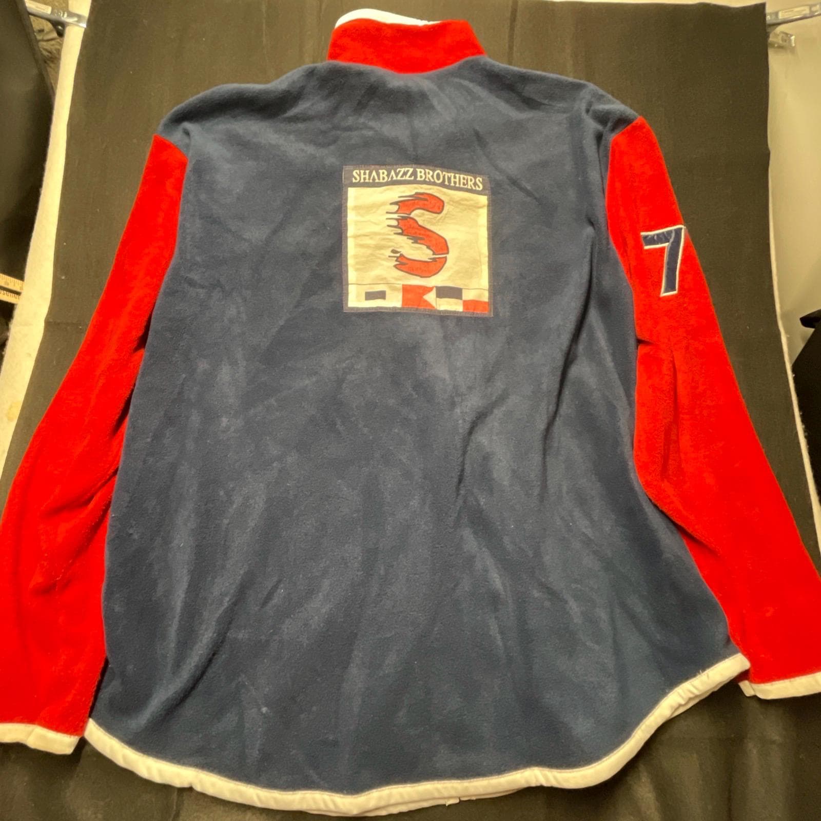 Vintage Shabazz Brothers Colorful Re Blue Full Zip Fleece Sweatshirt ...