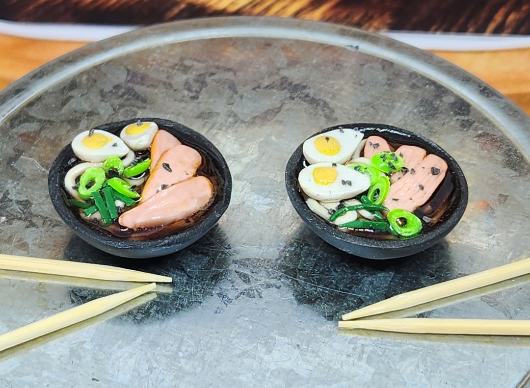 Handmade Ramen Bowls, 1:6 Scale - Etsy
