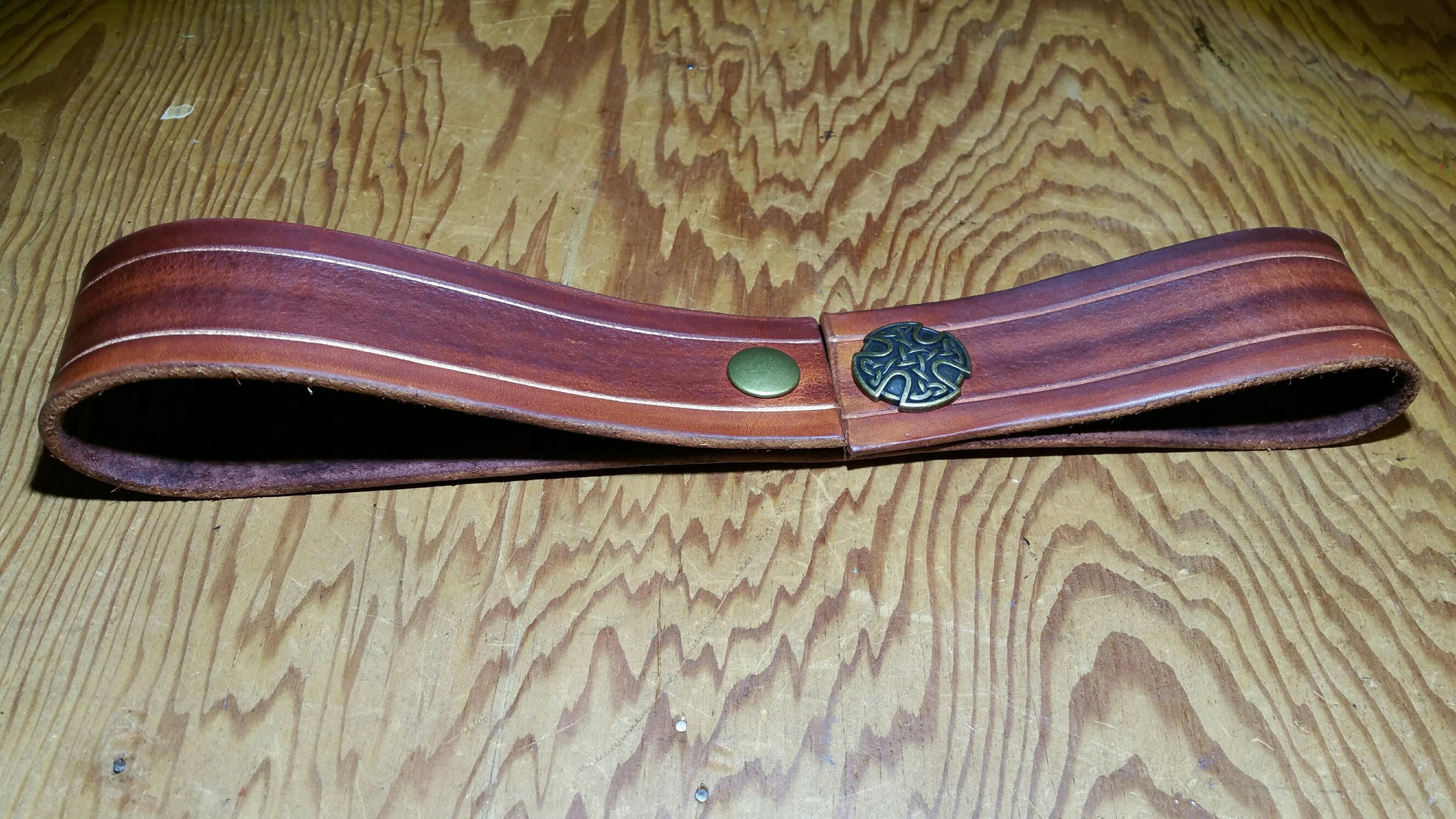 Buy Custom Handmade Leather Tankard Strap With Glass Included Made in ...