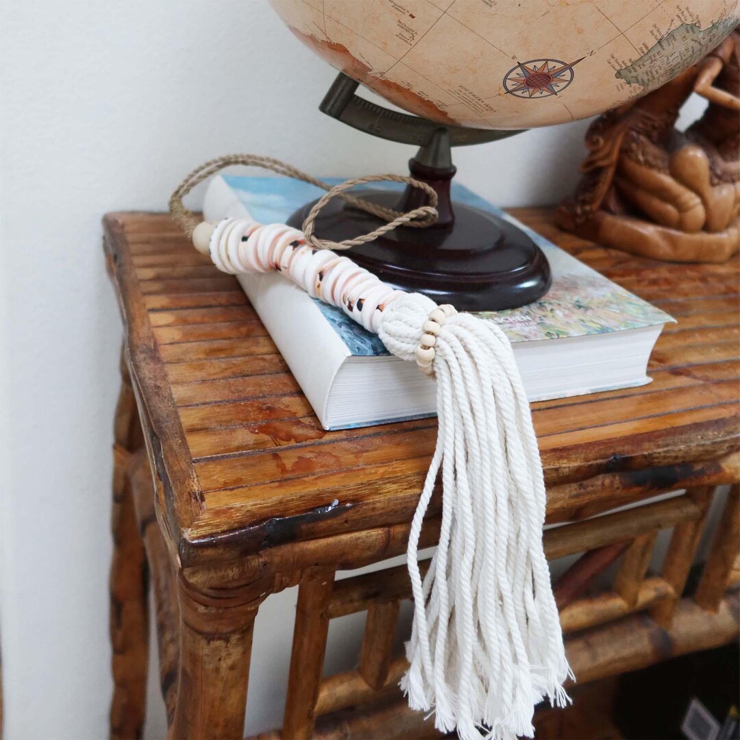 Seashell Tassel: Boho Beach Home Decor, Hanging Chain - Etsy