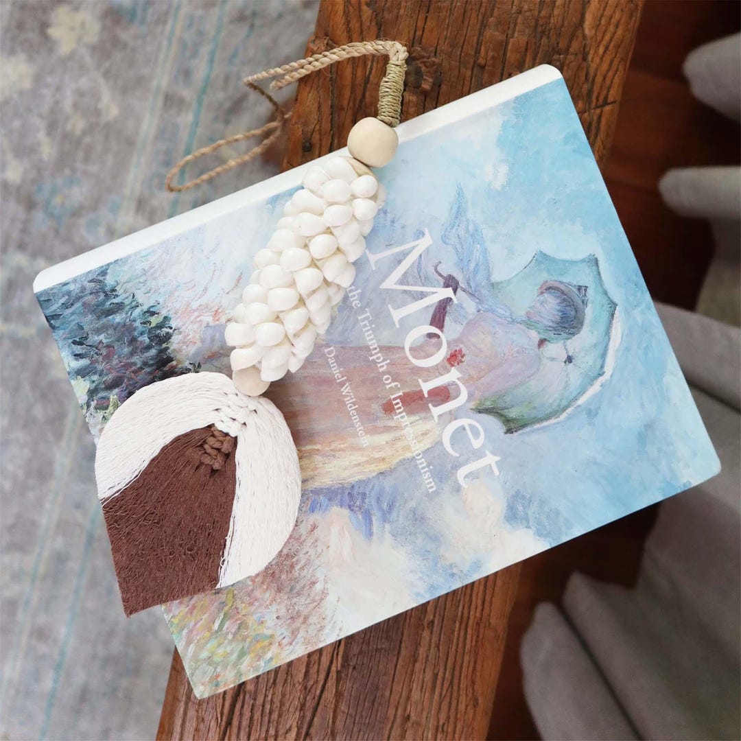 Seashell Tassel: Boho Beach Home Decor, Handmade in Bali - Etsy