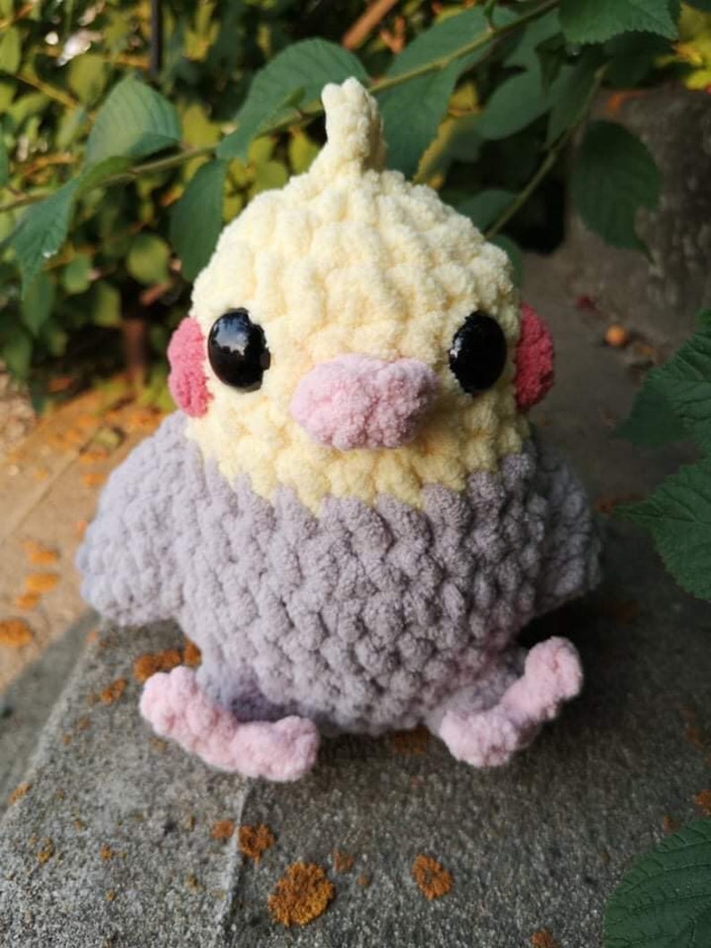 PATTERN/INSTRUCTIONS Cockatiel Bird Pattern Charlie the - Etsy