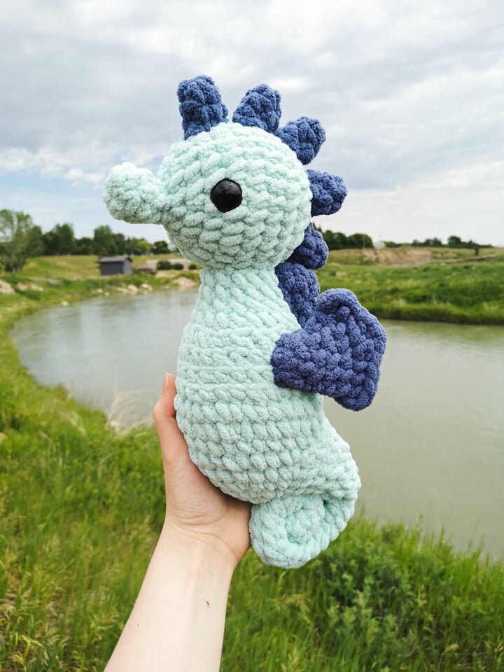 PATTERN/INSTRUCTIONS Seahorse Seahorse Pattern Sandy the | Etsy