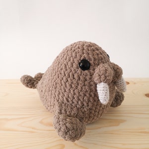 PATTERN/INSTRUCTIONS Walrus, Amigurumi Pattern, Walrus Pattern, Crochet ...
