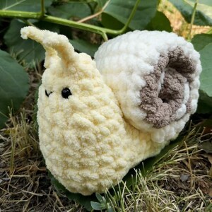 PATTERN/INSTRUCTIONS Snail, Snail Pattern, Shelley the Snail, Snail ...