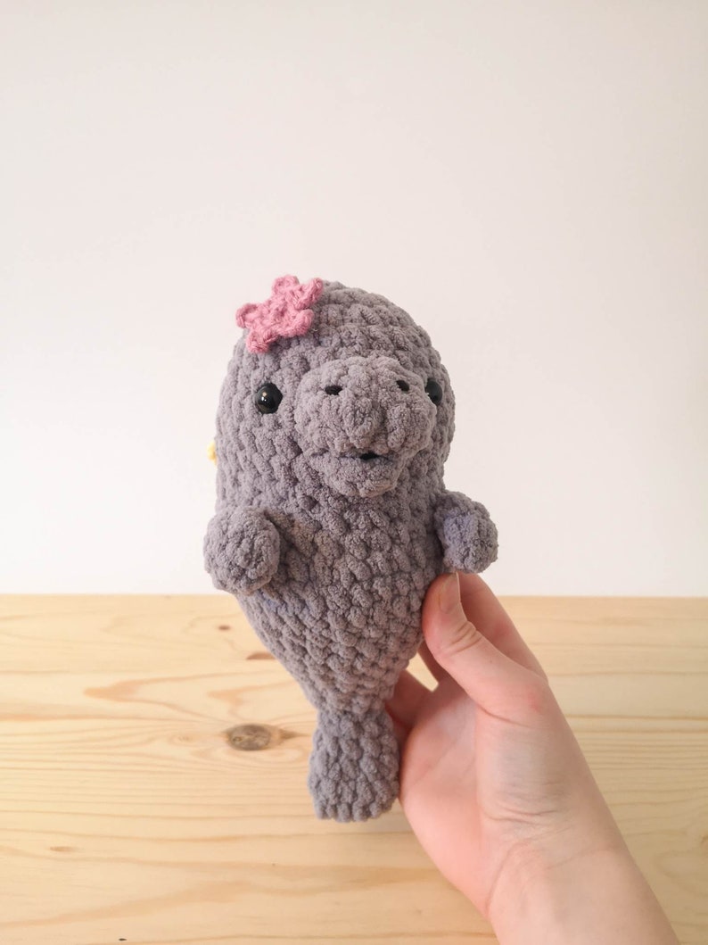 PATTERN/INSTRUCTIONS Manatee Amigurumi Pattern Manatee - Etsy