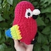 PATTERN/INSTRUCTIONS Scarlet Macaw Pattern, Bird Crochet Pattern ...