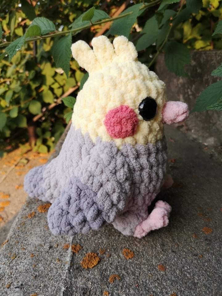 PATTERN/INSTRUCTIONS Cockatiel Bird Pattern Charlie the - Etsy