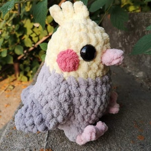 PATTERN/INSTRUCTIONS Cockatiel, Bird Pattern, Charlie the Cockatiel ...