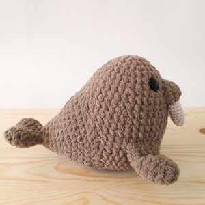 PATTERN/INSTRUCTIONS Walrus, Amigurumi Pattern, Walrus Pattern, Crochet ...