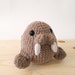 PATTERN/INSTRUCTIONS Walrus, Amigurumi Pattern, Walrus Pattern, Crochet ...