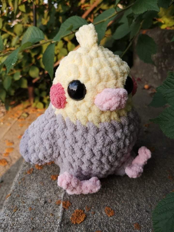 PATTERN/INSTRUCTIONS Cockatiel Bird Pattern Charlie the - Etsy
