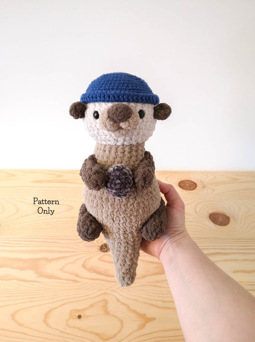 PATTERN/INSTRUCTIONS Otter, Amigurumi Pattern, Otter Pattern, Crochet ...