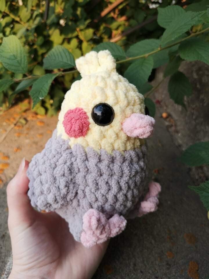 PATTERN/INSTRUCTIONS Cockatiel Bird Pattern Charlie the - Etsy