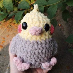 PATTERN/INSTRUCTIONS Cockatiel, Bird Pattern, Charlie the Cockatiel ...