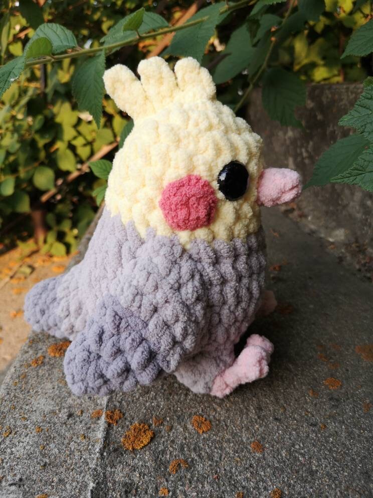 Crochet Pattern BUNDLE Cockatiel Pattern Scarlet Macaw - Etsy