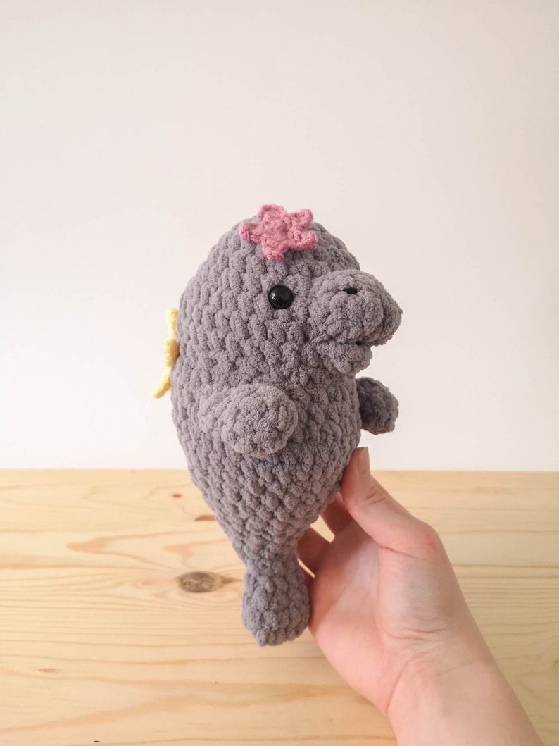 PATTERN/INSTRUCTIONS Manatee Amigurumi Pattern Manatee - Etsy