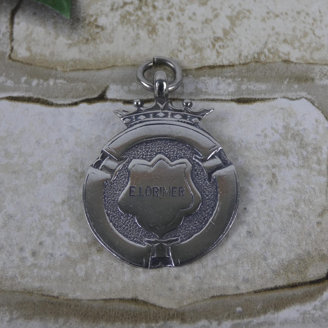 Antique Hallmarked Silver Fob / Medal / Pendant - Etsy
