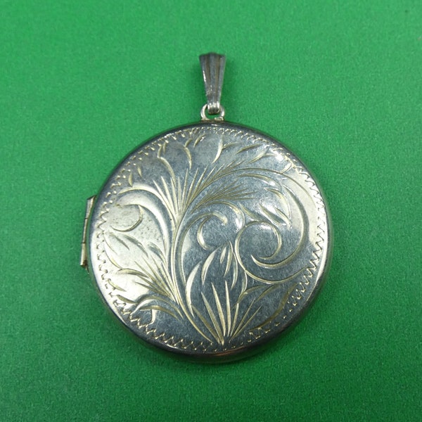 Large Silver Locket - Etsy