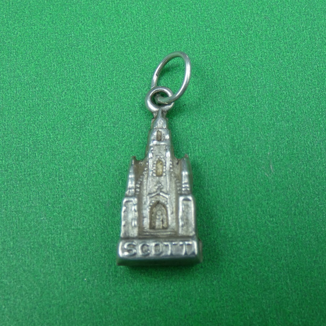 Vintage Sterling Silver Scott Memorial Edinburgh Charm / Pendant - Etsy