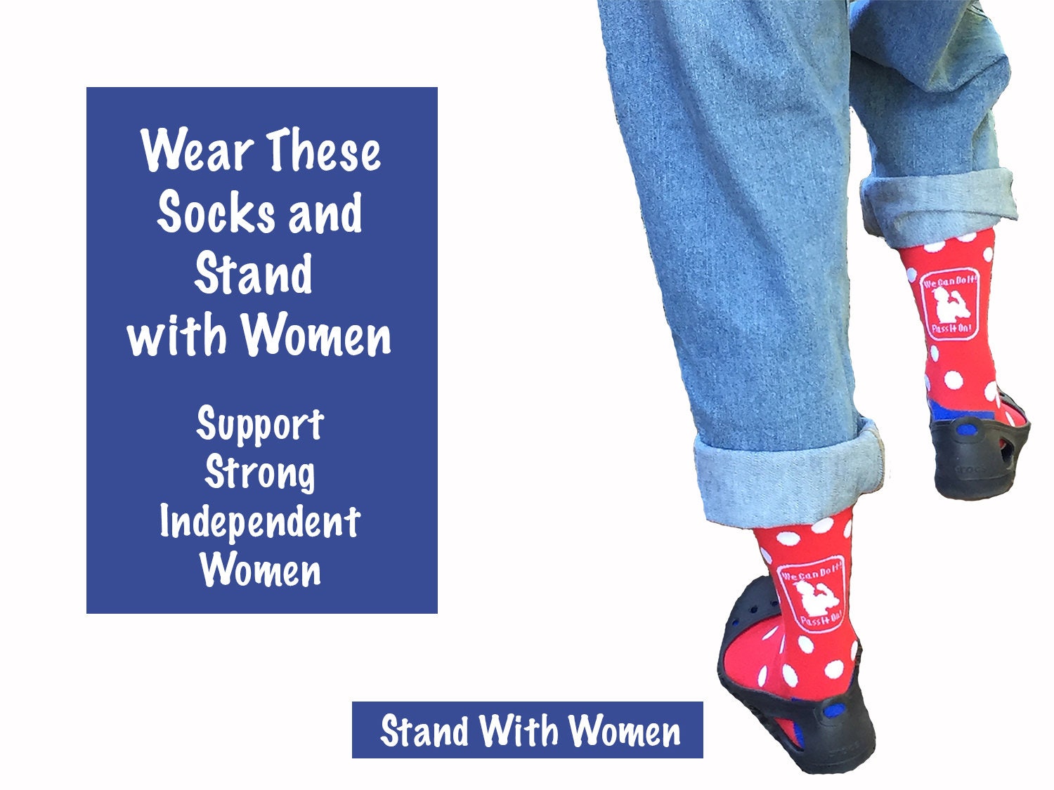 FEMINIST SOCKS. Show Your Support of Women. Declare You Are a Strong ...
