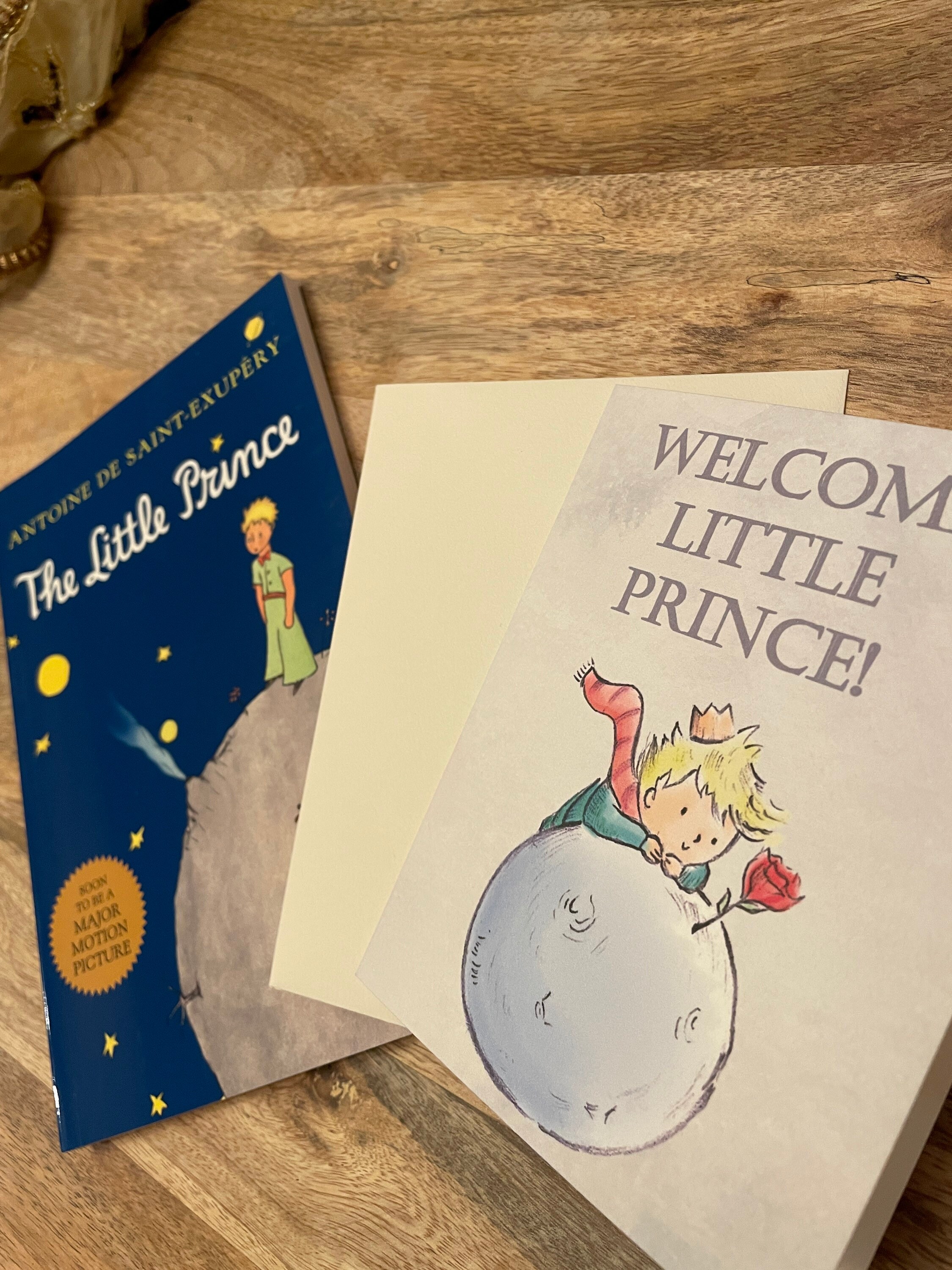 The Little Prince Baby Greeting Card Baby Shower Welcome Baby Welcome ...