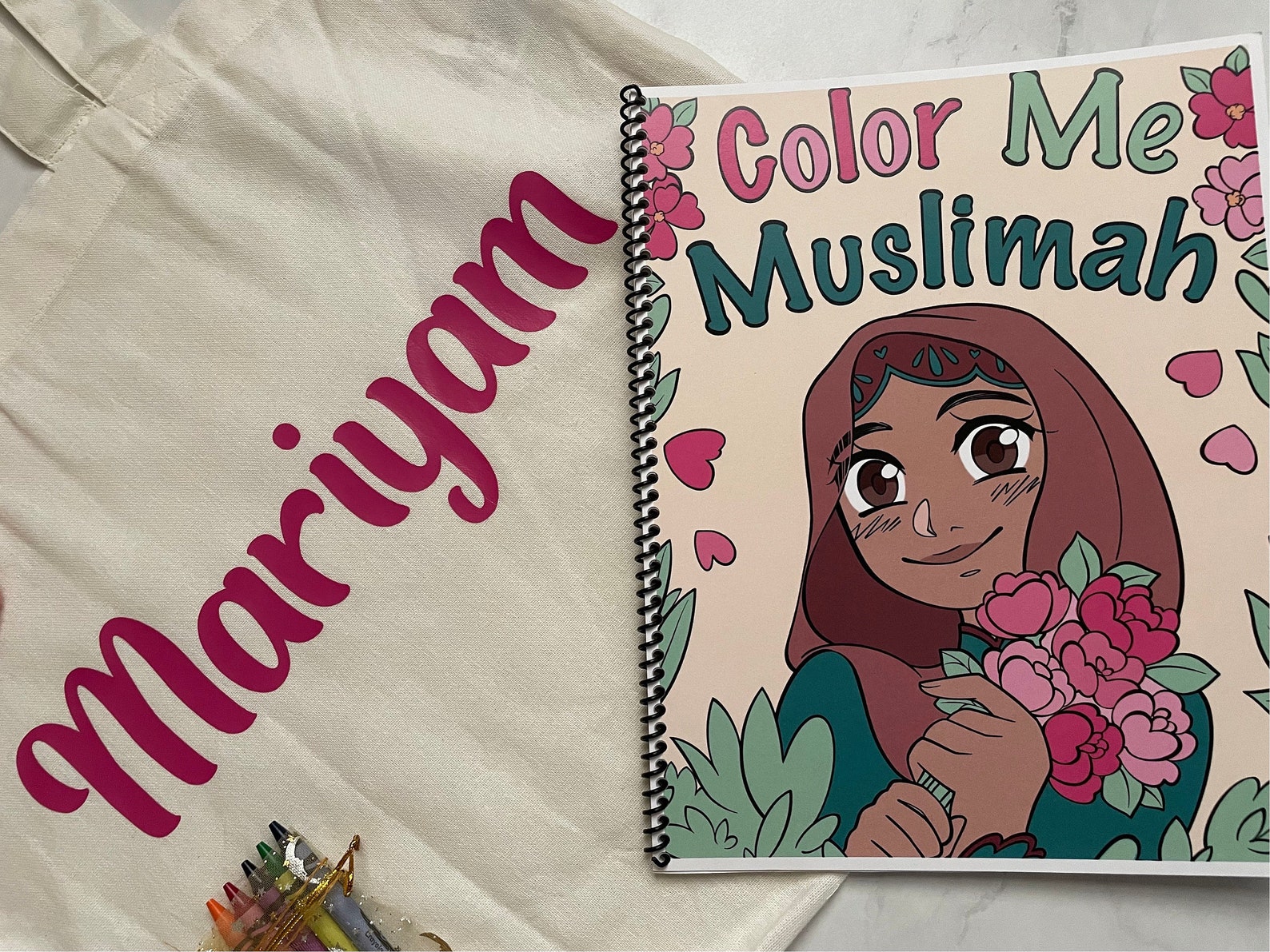 Color Me Muslimah Bundle With Coloring Book, Islamic Coloring Book ...