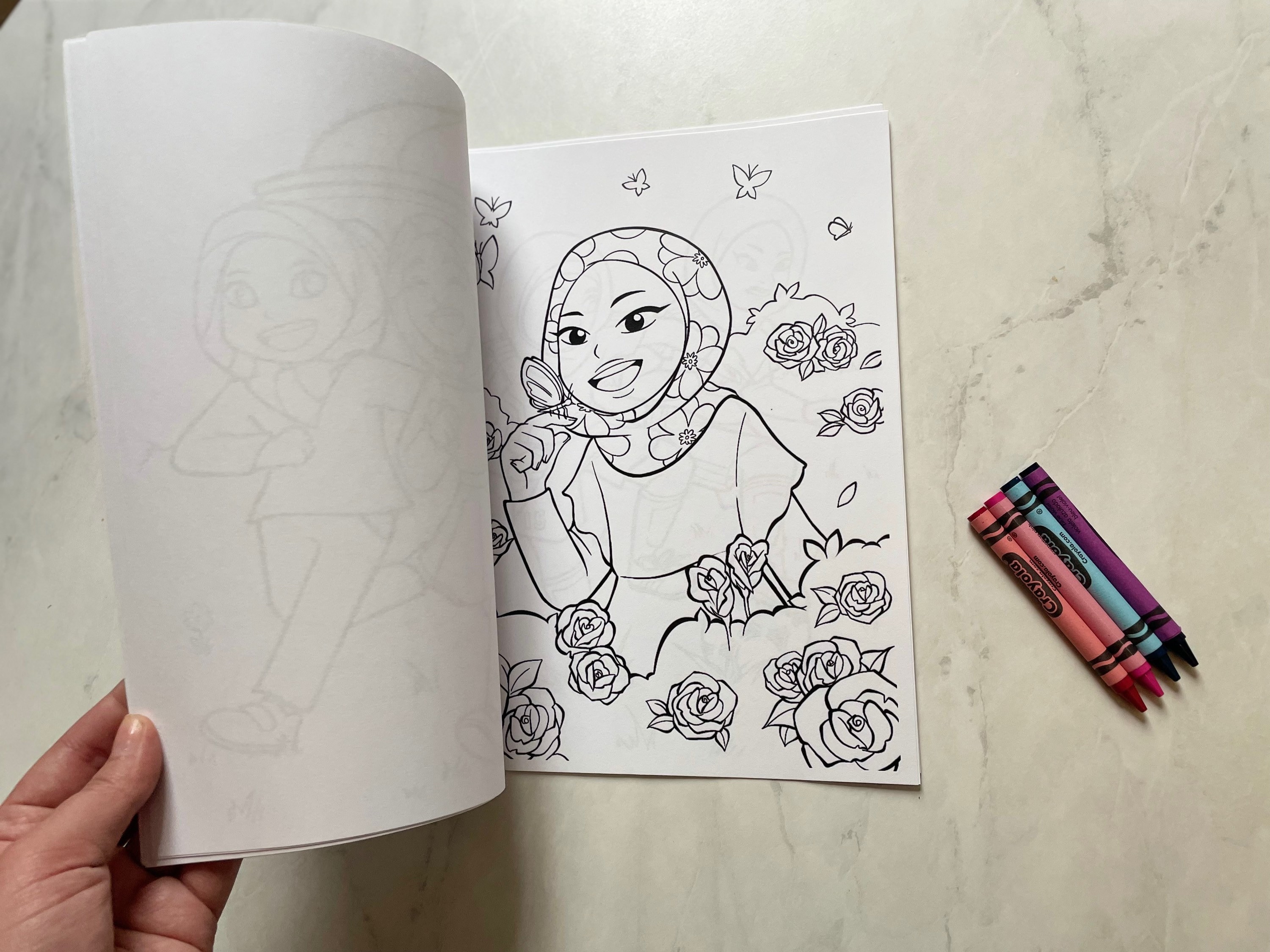 Color Me Muslimah Coloring Book, Islamic Coloring Book, Hijab Coloring ...