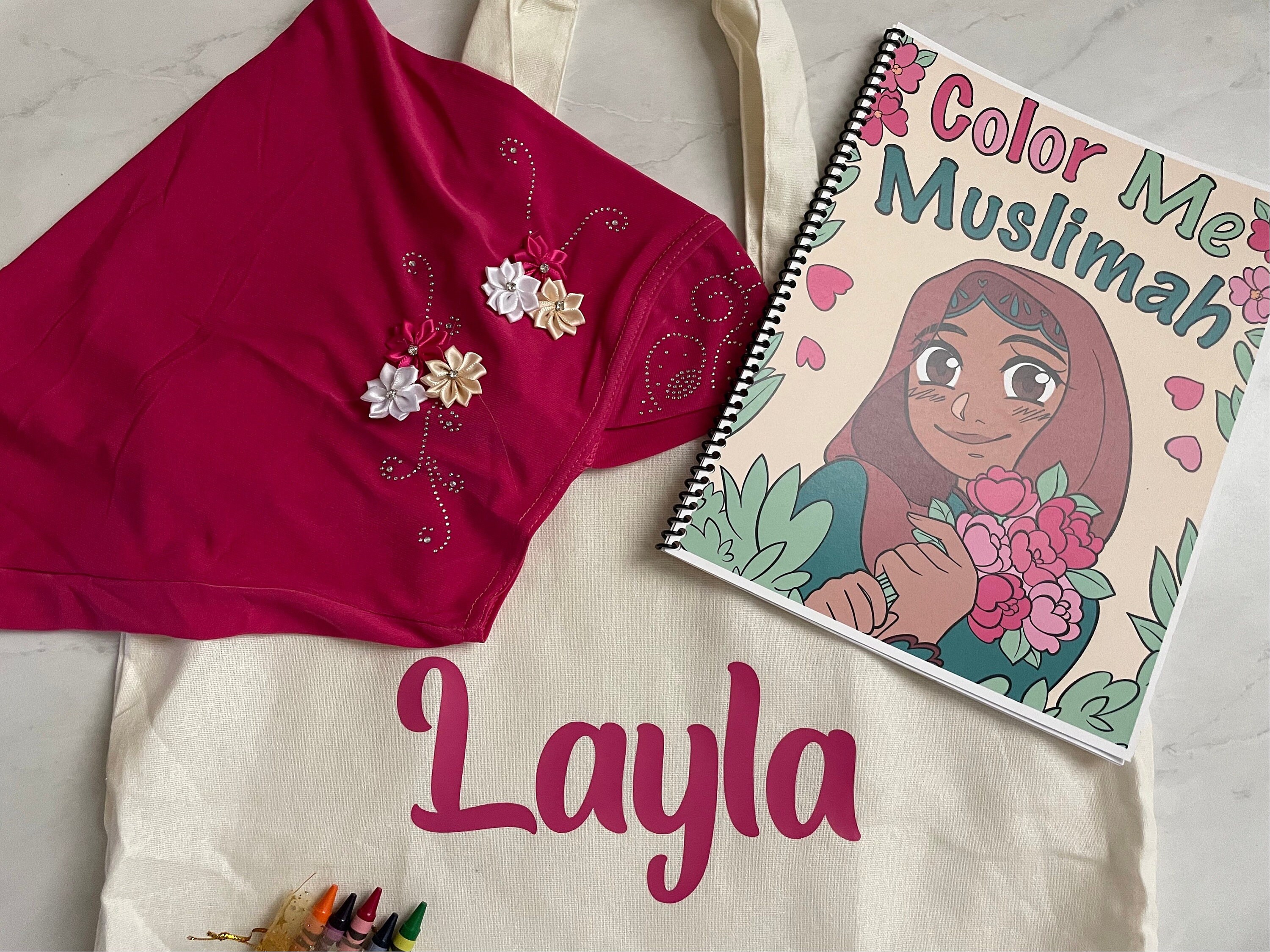 Color Me Muslimah Bundle With Coloring Book, Islamic Coloring Book ...