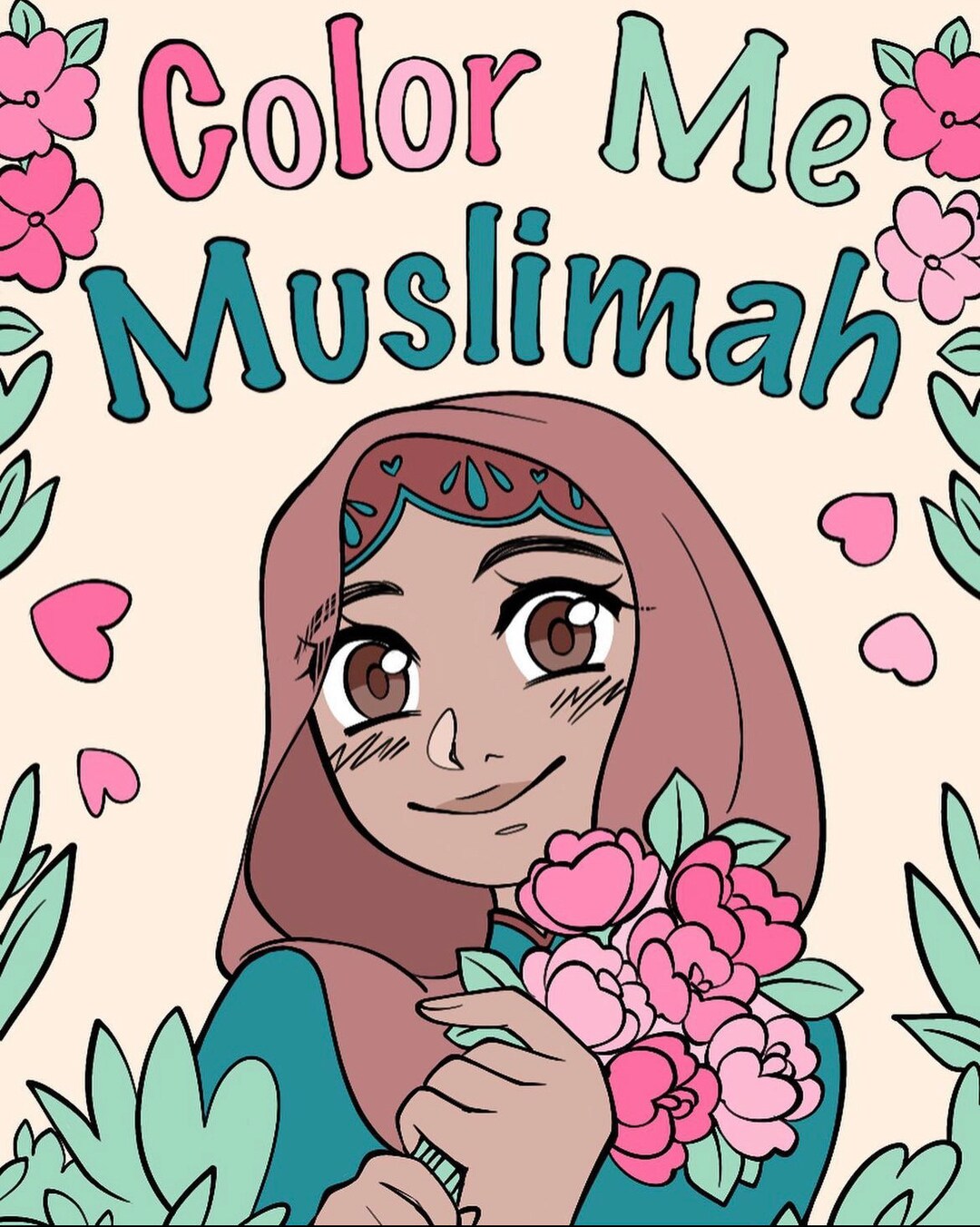 Color Me Muslimah Bundle With Coloring Book, Islamic Coloring Book ...