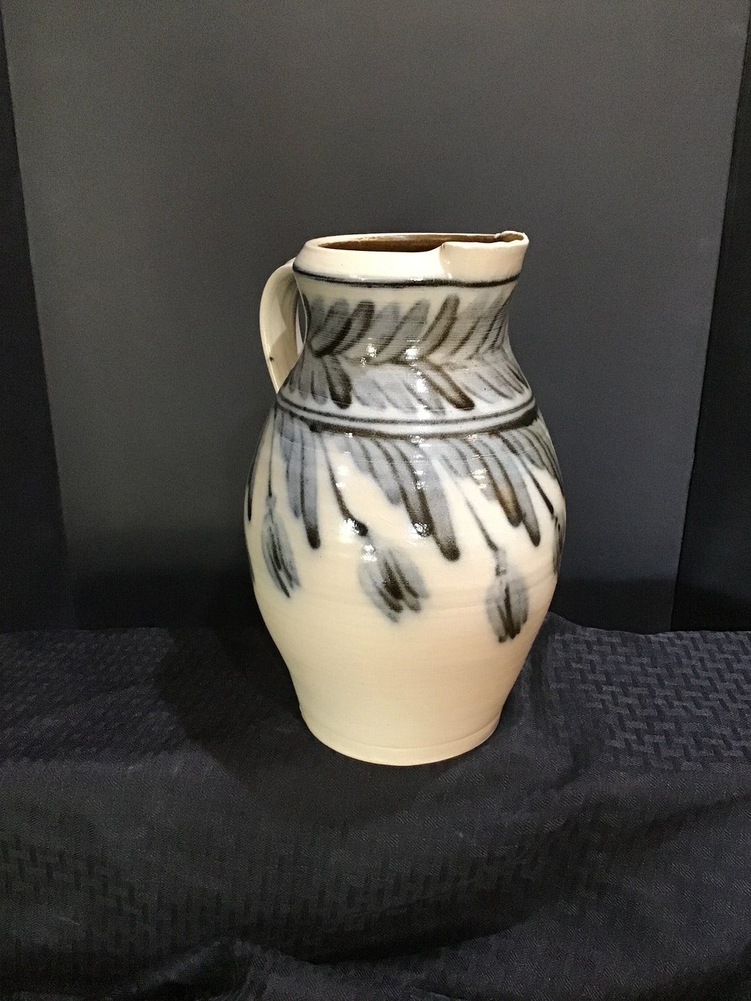 Pitcher Salt Glazed Stoneware 1 Gallon - Etsy