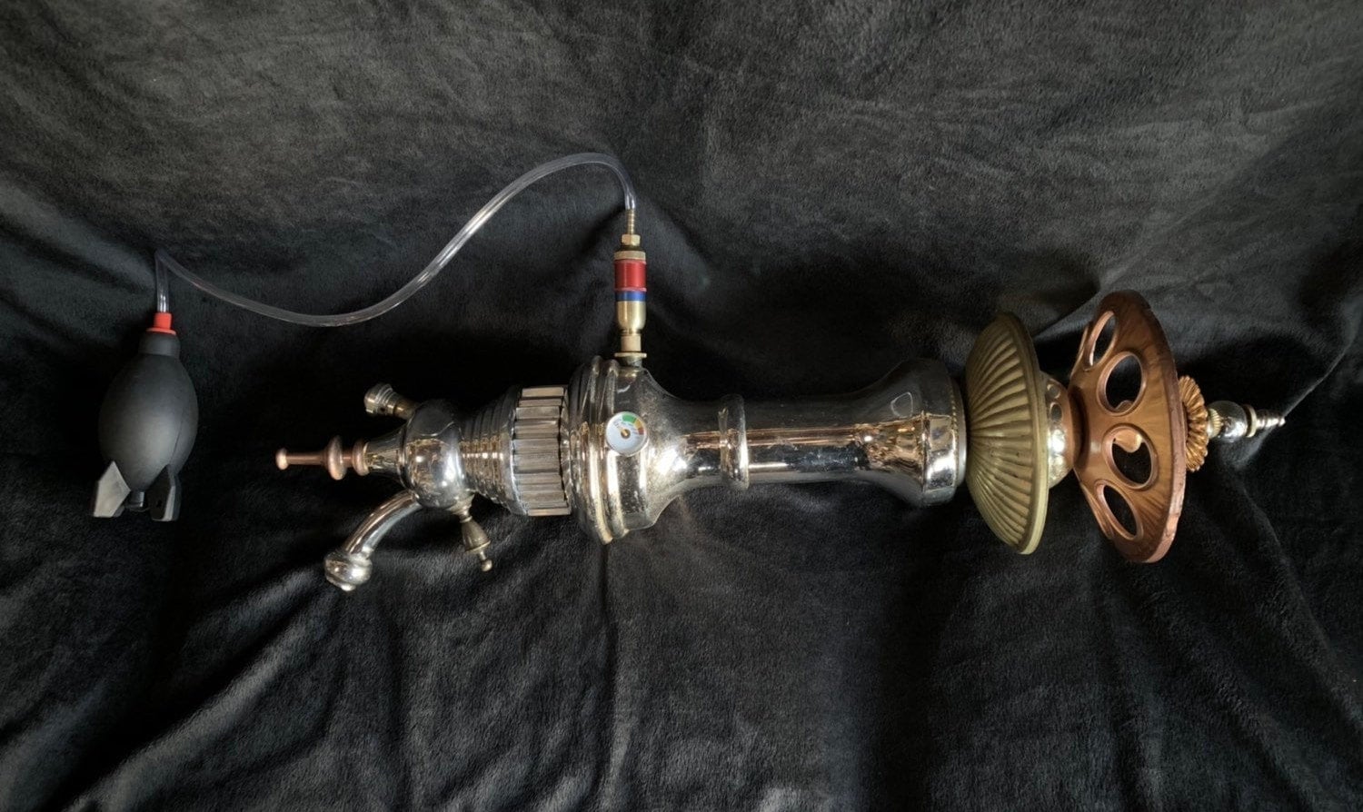 Smoking Ray Gun smoker Raygun Shotgun Pipe Wall Art Steampunk Sci-fi ...