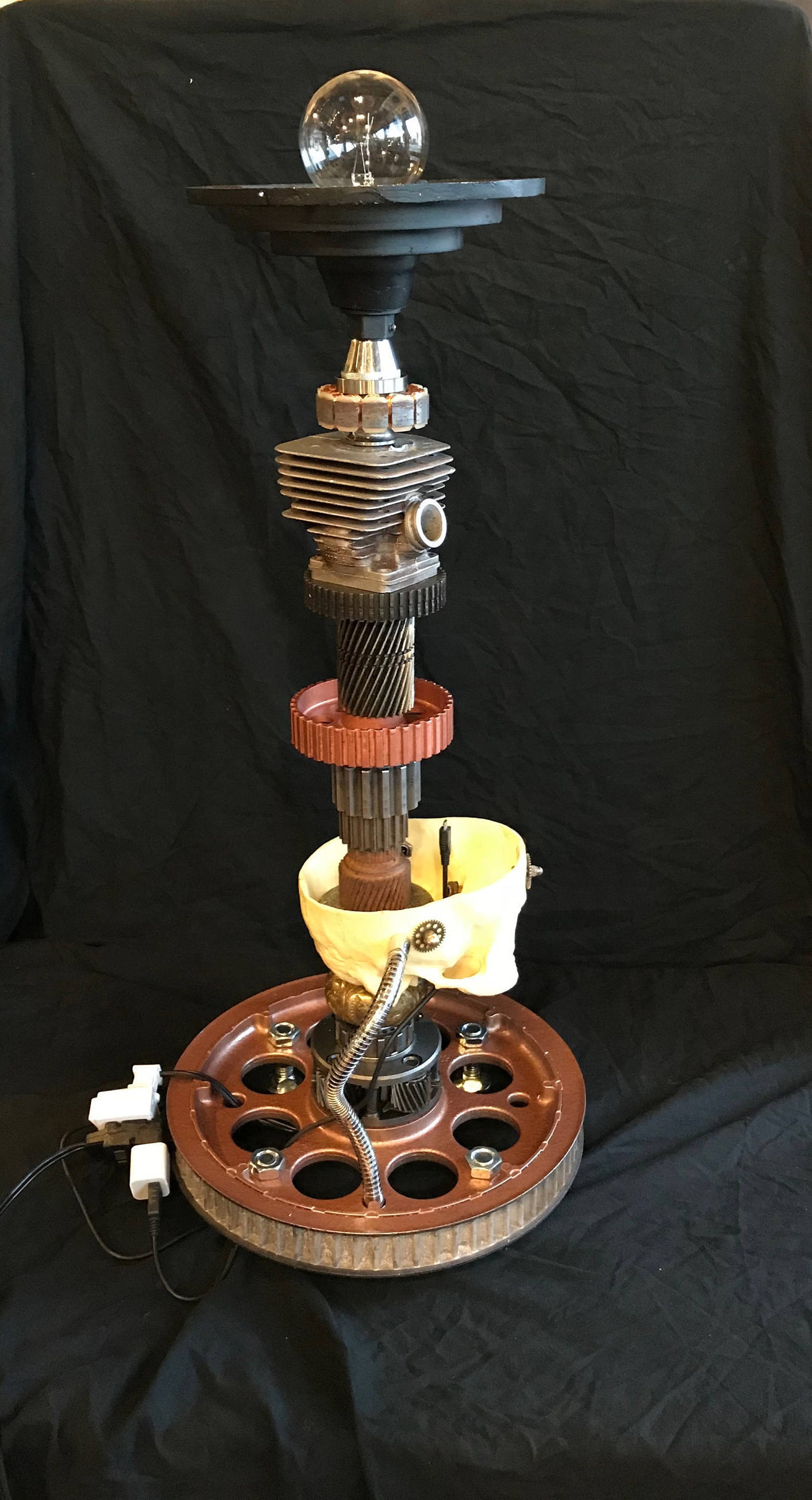 Table Lamp THE BEAST Nightlight Steampunk Sci-fi - Etsy