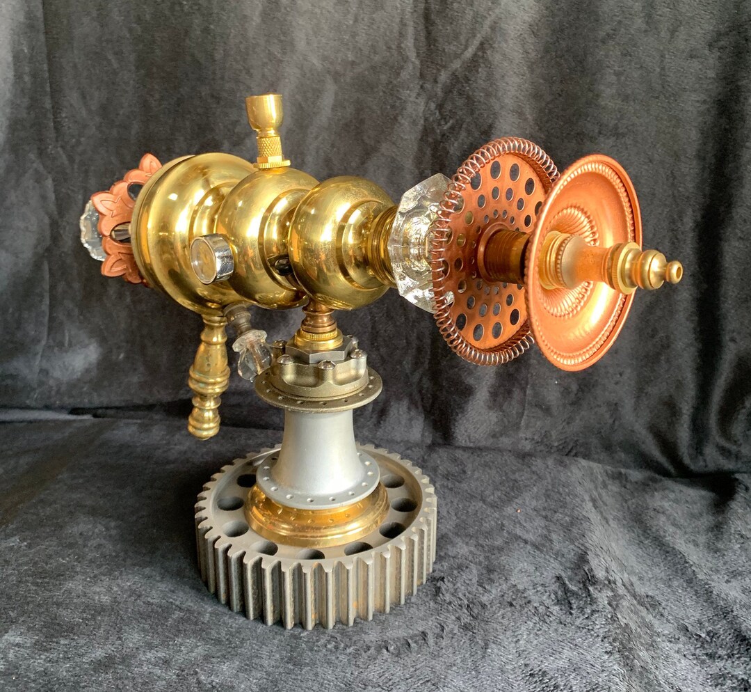 Smoking Ray Gun " Colossal Smoker Raygun Pipe " Table Top Steampunk Sci ...