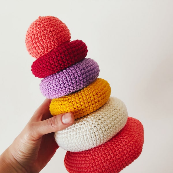 Crochet Stacking Toy - Etsy