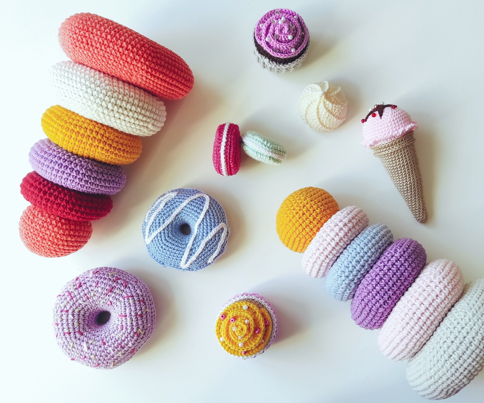 Crochet Pyramid Toy Montessori Sorting Toy Toddler Sorter - Etsy