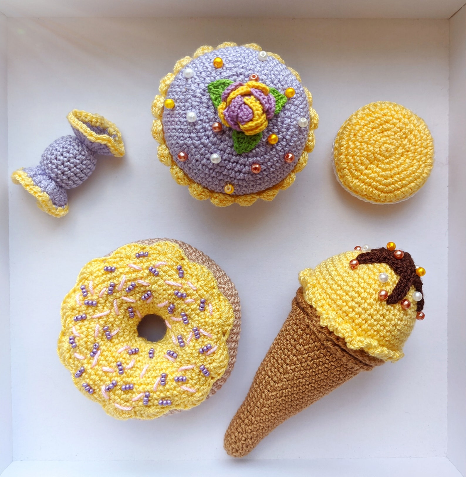 Crochet Candy Bar Set Play Food Sweets Candy Toy Set - Etsy