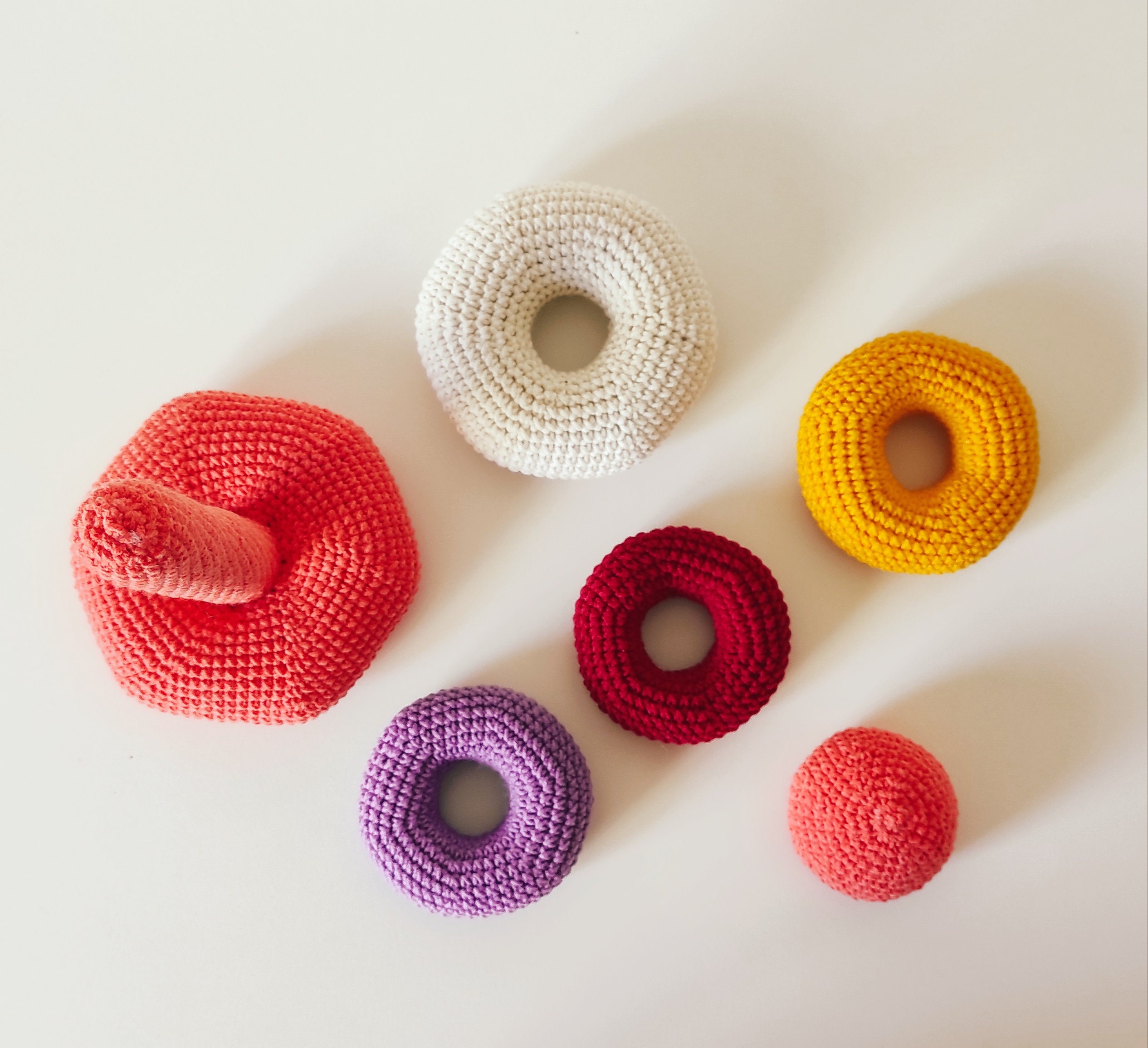 Crochet Pyramid Toy Montessori Sorting Toy Toddler Sorter - Etsy