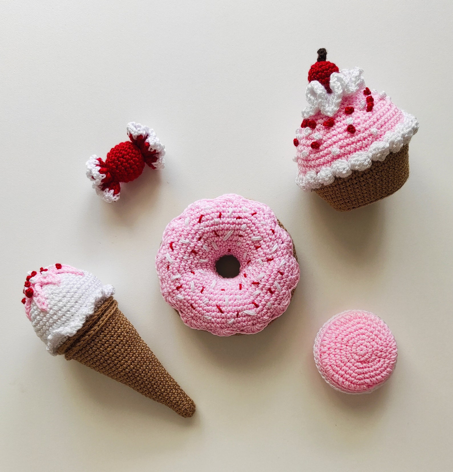 Crochet Candy Bar Set Play Food Sweets Candy Toy Set - Etsy